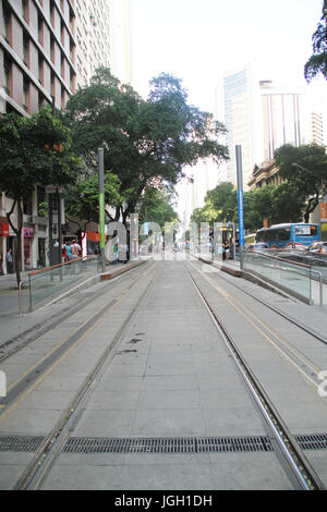 Light Rail Vehicle, VLT, 2016, Center, City, Rio de Janeiro, Brazil ...