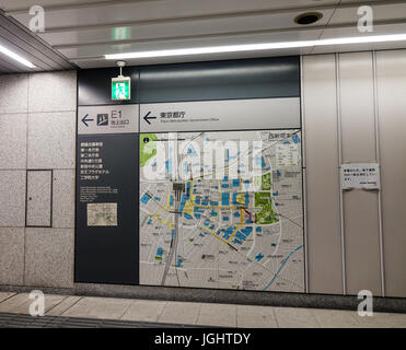Information route map pole of Mass Rapid Transit Authority of Thailand ...