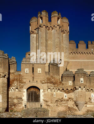 Castle of Coca is a 15th Century Mudejar castle in the village of Coca ...