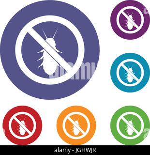 No termite sign icons set Stock Vector Image & Art - Alamy