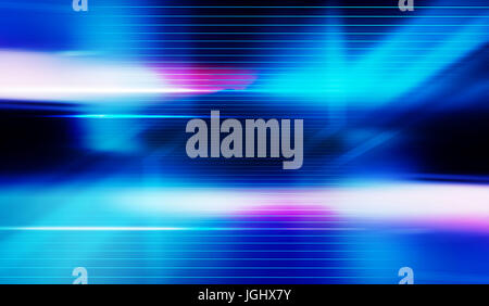 illustration of abstract cybernetic effects like technology templates ...