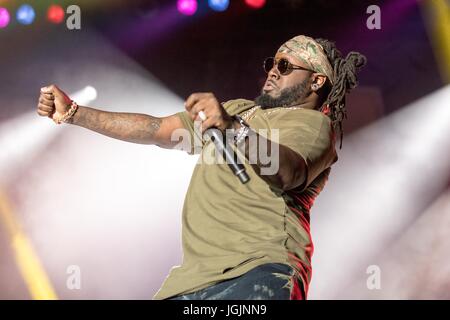 T-Pain (Faheem Rashad Najm) during Summerfest Music Festival at Henry ...