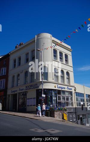 Building on Exeter's Fore Street. Devon, UK. July, 2017 Stock Photo - Alamy