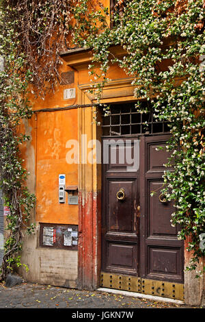Walking around the picturesque alleys of the old neighborhoods of ...