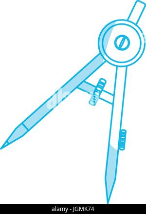 Compass geometry utensil Stock Vector Image & Art - Alamy