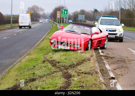 Accident in Tarleton, Lancashire. UK Weather. Lancashire Police attend ...