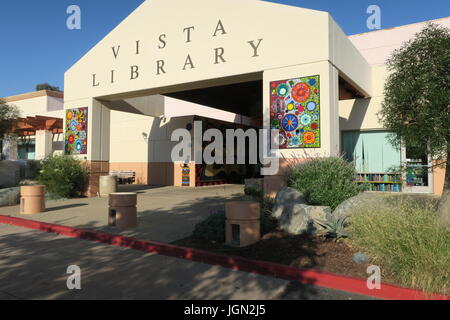 Vista Public Library Stock Photo - Alamy