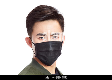 Japanese man wearing a protective face mask, Tokyo, Japan Stock Photo ...