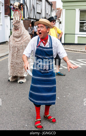 The Thameside Mummers performing one of their traditional middle ages ...