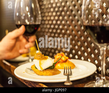 Typical Basque snacks - "pintxo Stock Photo - Alamy