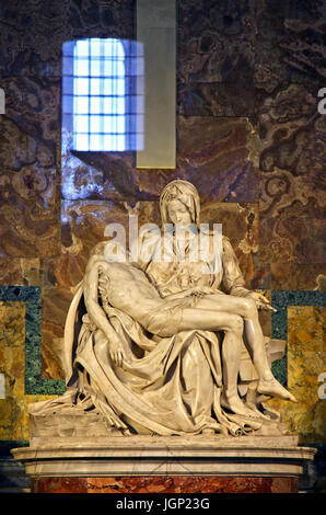 The Pieta by Michelangelo in Saint Peter s Basilica Vatican City Rome ...