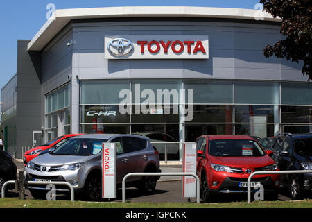 Chelmsford, Essex - 26 June 2017, Mercedes Benz car dealership Stock ...