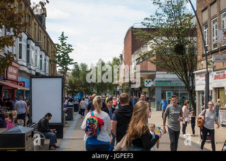 Shops in Bury town centre,Manchester,England including Smiggle, Lush ...