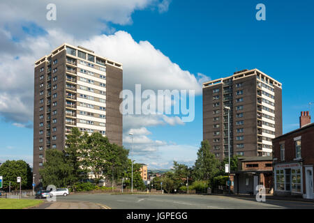 Blocks of high rise flats in Brentford Towers London Borough of ...