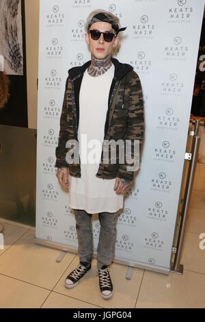 Guests attend champagne and canape reception celebrating the launch of ...