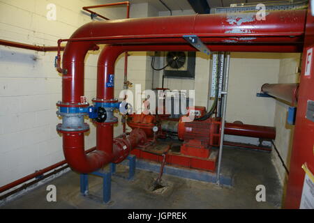 Riser for fire brigade, fire-fighting water supply Stock Photo - Alamy