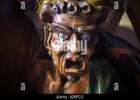 The Devil statue in the church which featured in Dan Brown's The Da ...