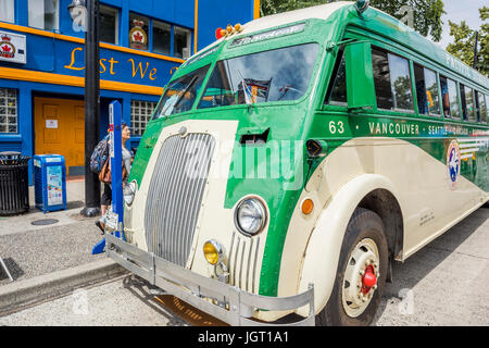 Vintage Pacific Stage Lines Hayes Tear Drop Bus, Car Free Day ...