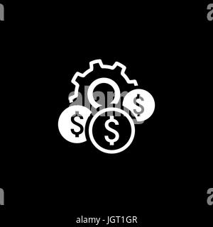 Costs Optimization Icon. Flat Design Stock Vector Image & Art - Alamy