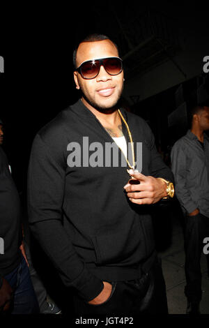 Rapper Flo Rida arrives on the red carpet on Queen Street West for the ...