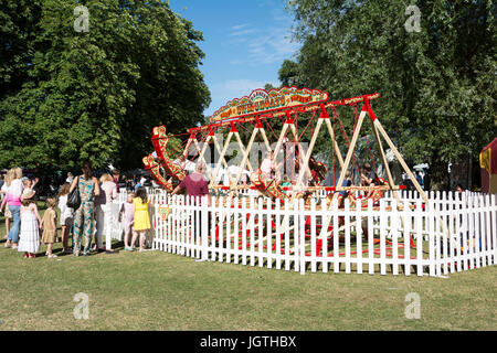 The annual Barnes Village Fair held on Barnes Common in SW London, UK ...
