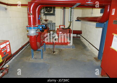 Riser for fire brigade, fire-fighting water supply Stock Photo - Alamy