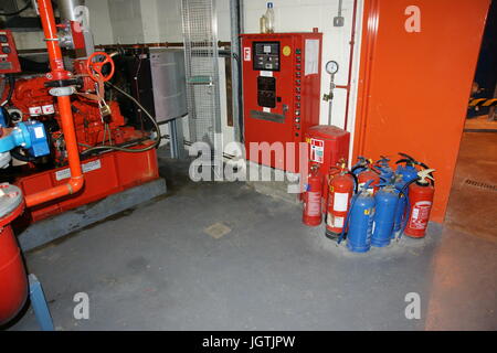 Riser for fire brigade, fire-fighting water supply Stock Photo - Alamy