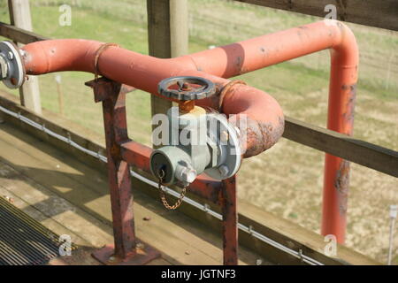Riser for fire brigade, fire-fighting water supply Stock Photo - Alamy