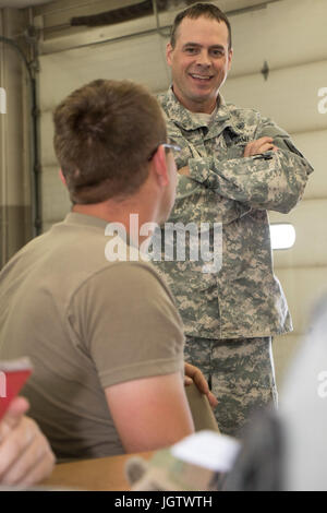 Montana National Guard Soldier Lt. Col. Luke Bentz, Garrison Deputy ...