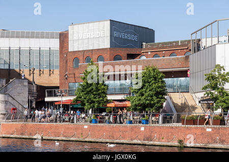 Riverside walk restaurants, Kingston upon Thames, London, England ...