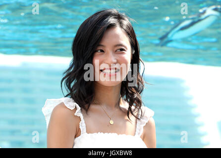 Tokyo, Japan. 12th July, 2017. Japanese actress Miu Arai attends the ...