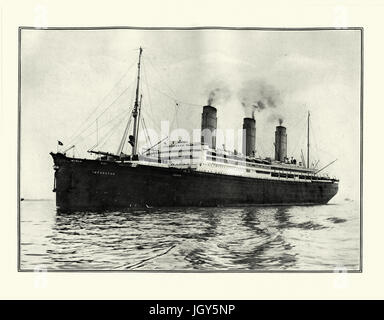 SS Imperator was an ocean liner built for the Hamburg America Line ...