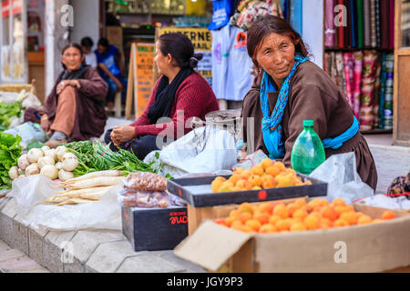 Leh market. Ladakh. India Stock Photo - Alamy