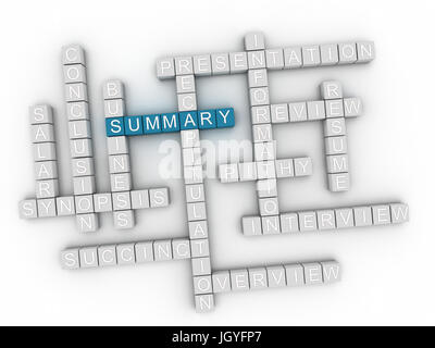 Conclusion word cloud concept Stock Photo - Alamy