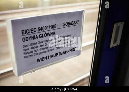 Polish State Railways - PKP train at Main Station Leszno, PKP Intercity ...
