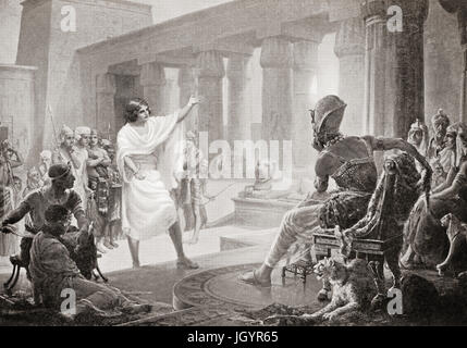 Joseph interprets Pharaoh's dream. Old Testament. Drawings by Gustave ...