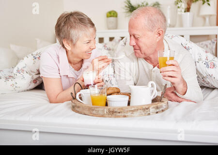 Couple in love having a breakfast Stock Photo - Alamy