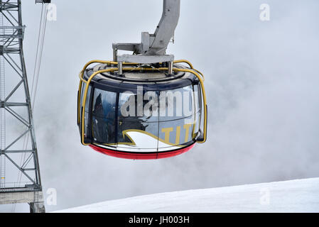 revolving cable car mt titlis,engelberg,switzerland,europe Stock Photo ...