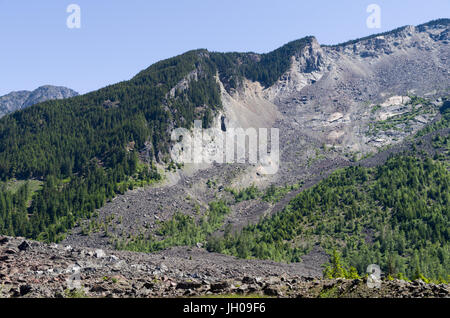 The Hope landslide is the largest landslide recorded in Canada. It ...