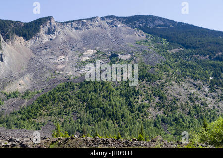 The Hope landslide is the largest landslide recorded in Canada. It ...