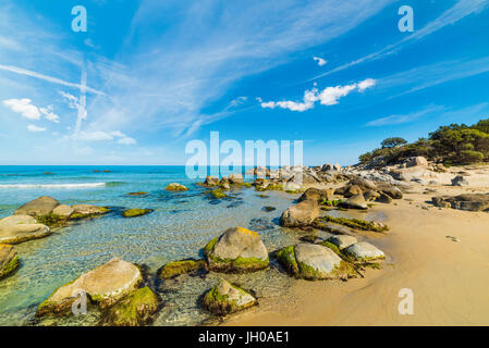 Sand and rocks in Orri beach Stock Photo - Alamy