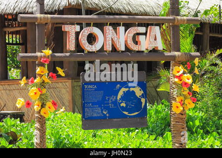A Tongan Village, Tonga Stock Photo - Alamy