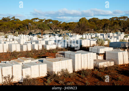 Mining Rock Core Yard Stock Photo - Alamy