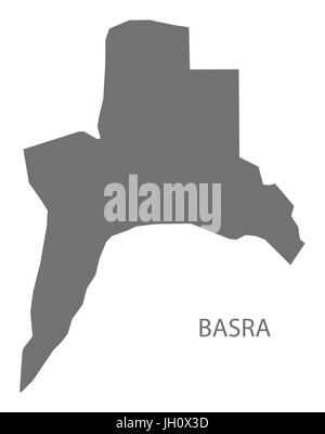 Map of Basra, a province of Iraq Stock Vector Image & Art - Alamy