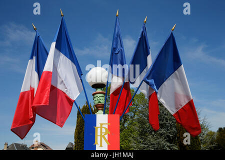 Flags of France Stock Photo - Alamy