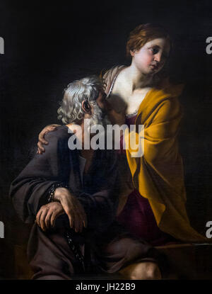 Roman Charity, by Bartolomeo Manfredi, circa 1620 Stock Photo - Alamy