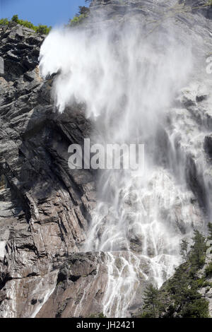 French Alps. Waterfall of Arpenaz. France Stock Photo - Alamy
