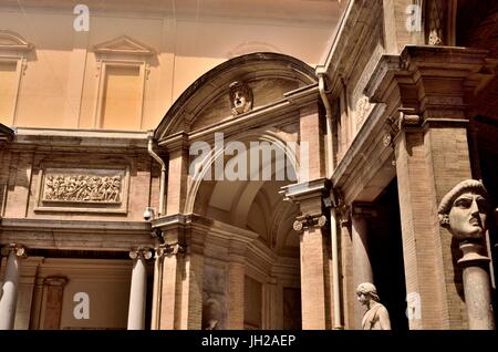 Top view of Belvedere courtyard Stock Photo - Alamy