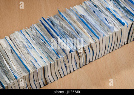 Barclays Bank cheque book stubs Stock Photo - Alamy