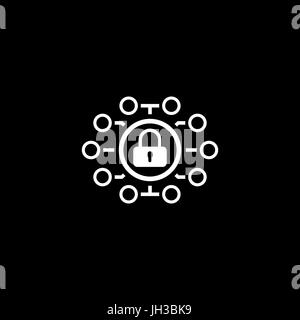 Security Point Icon. Flat Design Stock Vector Image & Art - Alamy